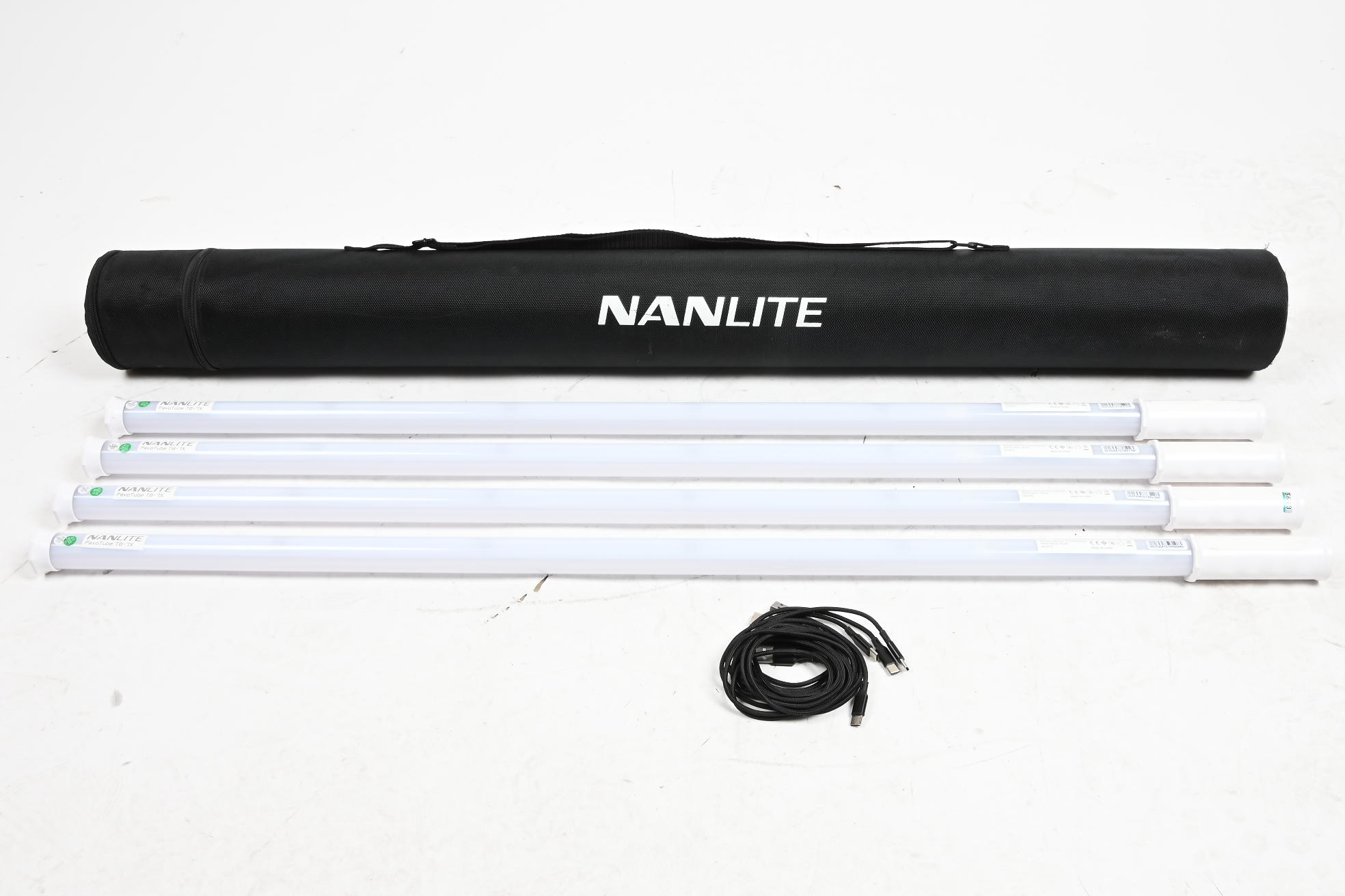 Used Nanlite PavoTube T8-7X RGB LED Pixel Tube Light 3' Foot 4-Light ...