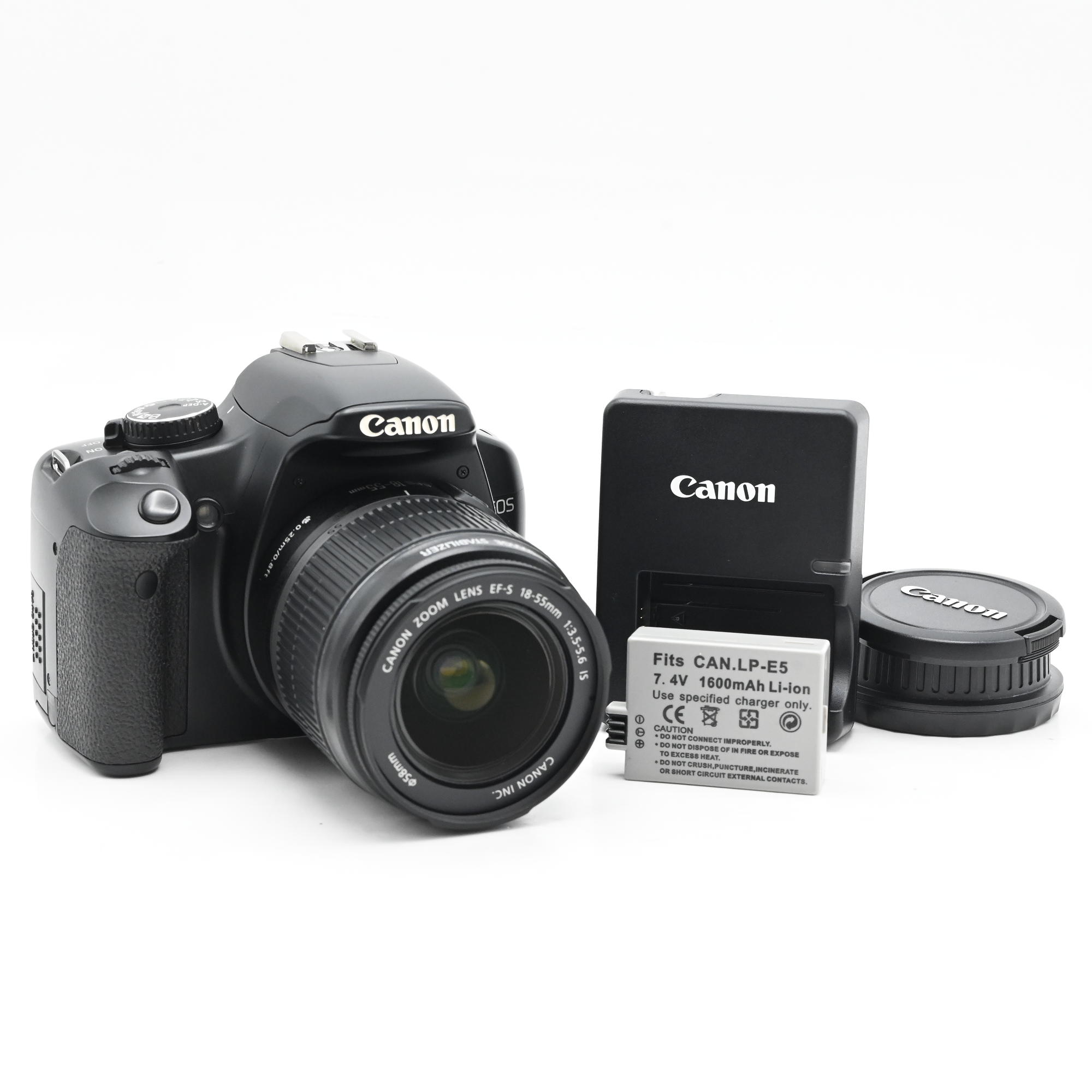 Used Canon EOS Rebel XSi 12.2MP Digital SLR Camera Kit w/ 18-55mm Zoom ...