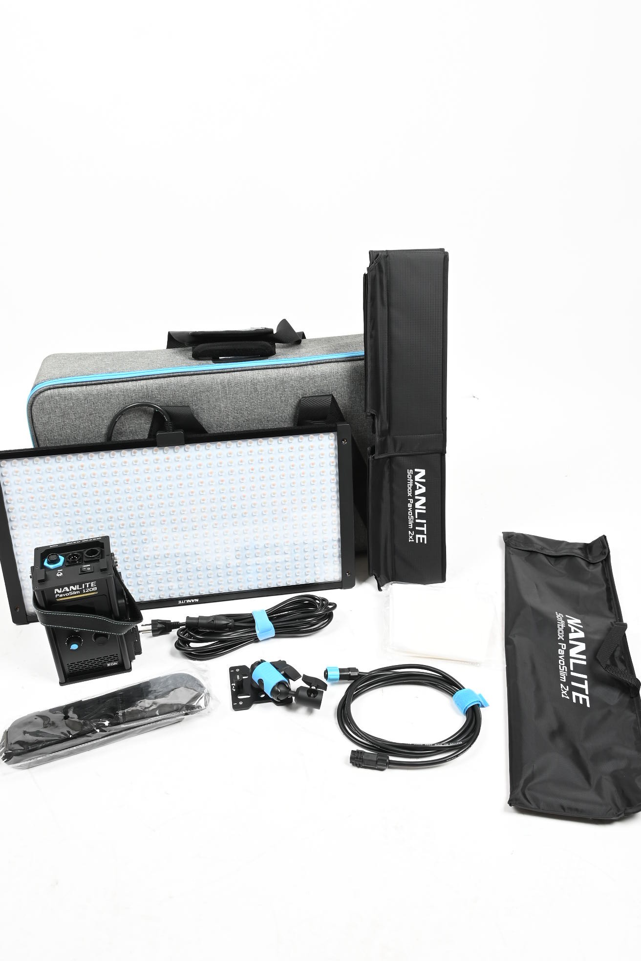 Used Nanlite PavoSlim 120B Bi-Color LED Panel with Quick-Open Softbox ...