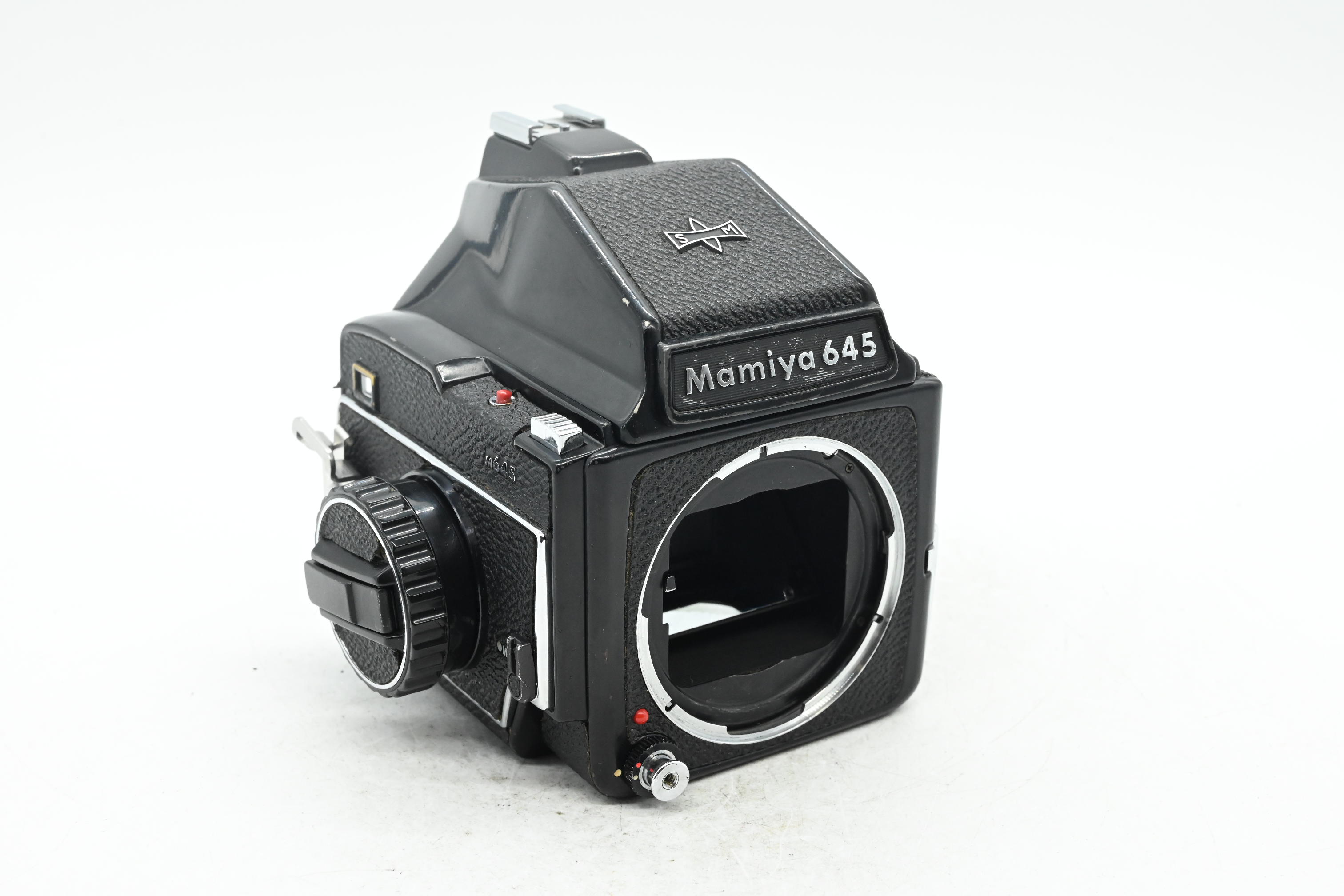 Mamiya M645 Medium Format Camera w/120 Insert & Prism Finder